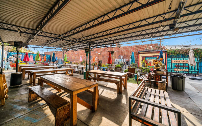 OUTDOOR CAFE EVENT SPACE WITH CITY VIEWS / LA RIVER, Los Angeles, CA ...