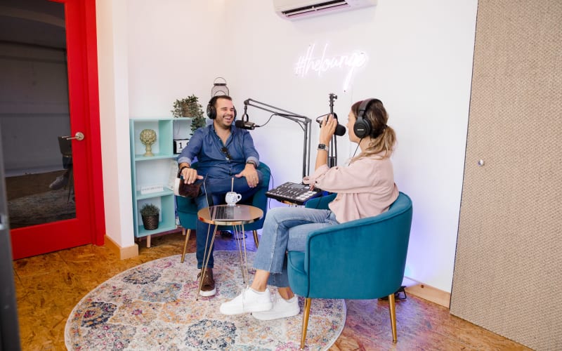 BrainBox | The Lounge: Podcast Studio, Miami, FL | Production | Peerspace