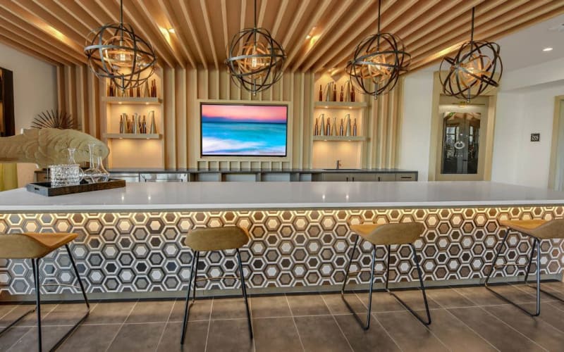 Luxurious Spacious Clubroom with Beautiful Views of City, Dallas, TX ...