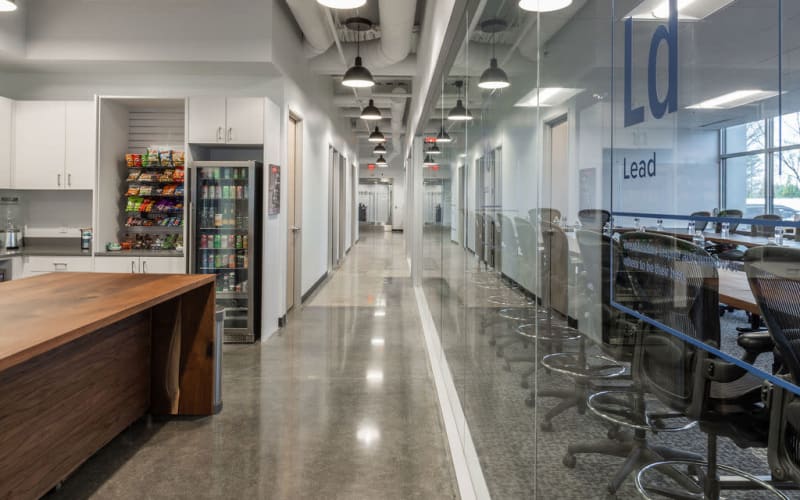 Luxury C-Level Meeting Rooms with floor-to-ceiling windows. Includes ...