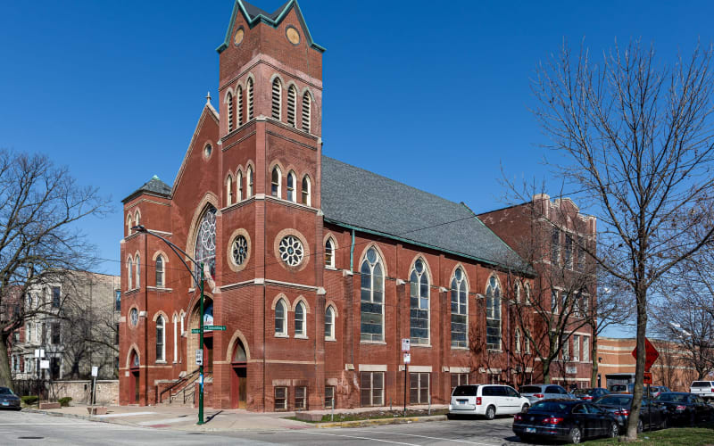 Classic Church with Stained Glass Windows, Chicago, IL | Production ...