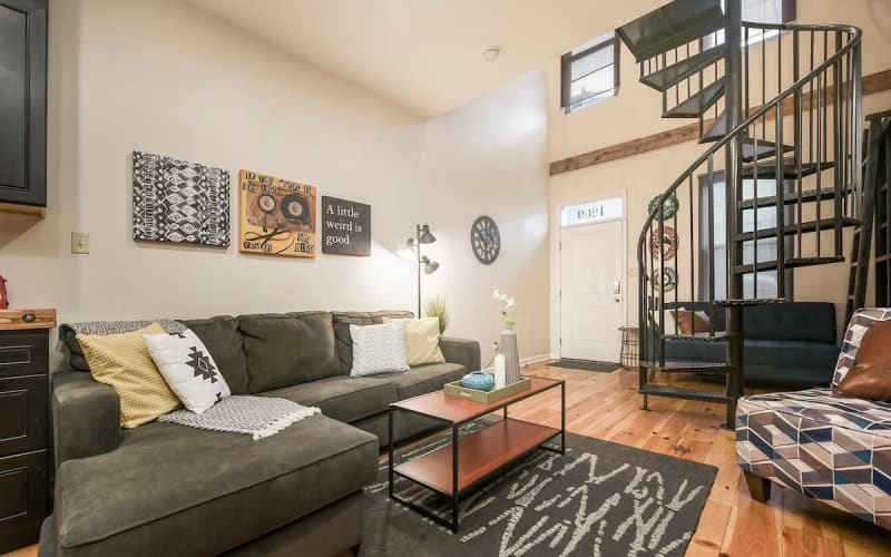 Professionally Designed Production Loft w/ Exposed Brick and Spiral ...