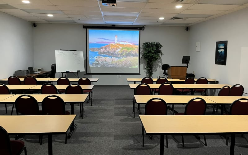 Ashcom Technologies, Inc | Full training/meeting room with audio visual ...