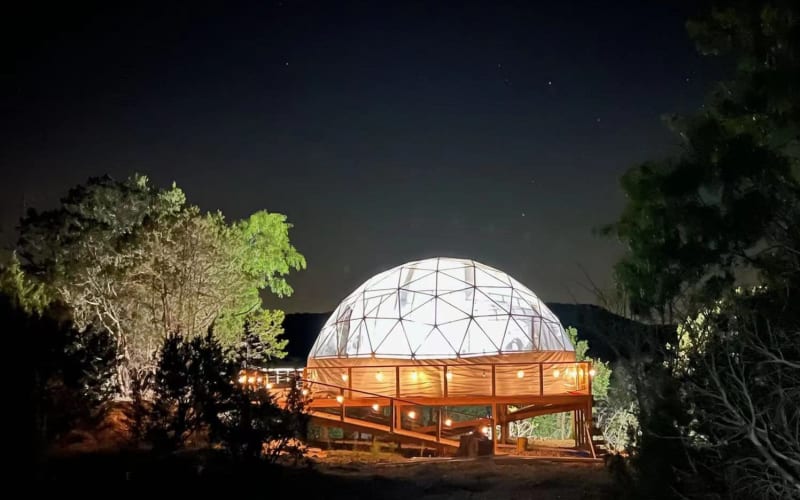 Stargazing Dome for Serene and Surreal Experience, Burnet, TX ...