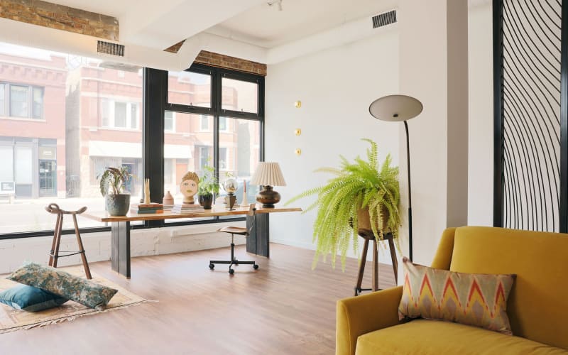 Corner Storefront Interior Design Studio, Chicago, IL | Production ...