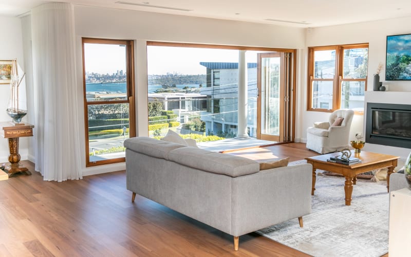 Resi open plan home with harbour views inc Sydney Harbour Bridge, Dover ...