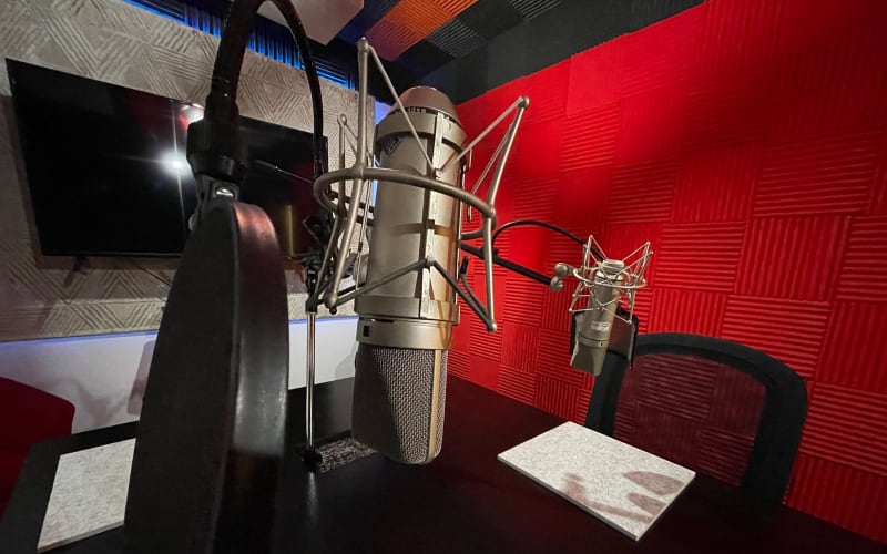 Downtown Podcast recording room, New York, NY | Production | Peerspace