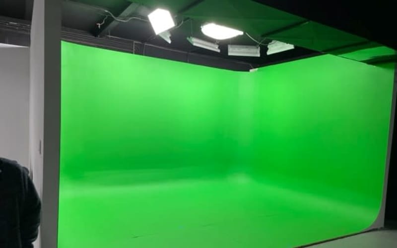White and Green Screen Cyc Wall Studios, Winston-Salem, NC | Production ...