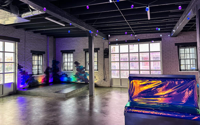 Vibrant, colorful, open plan, multi-use event space | Crescent ...