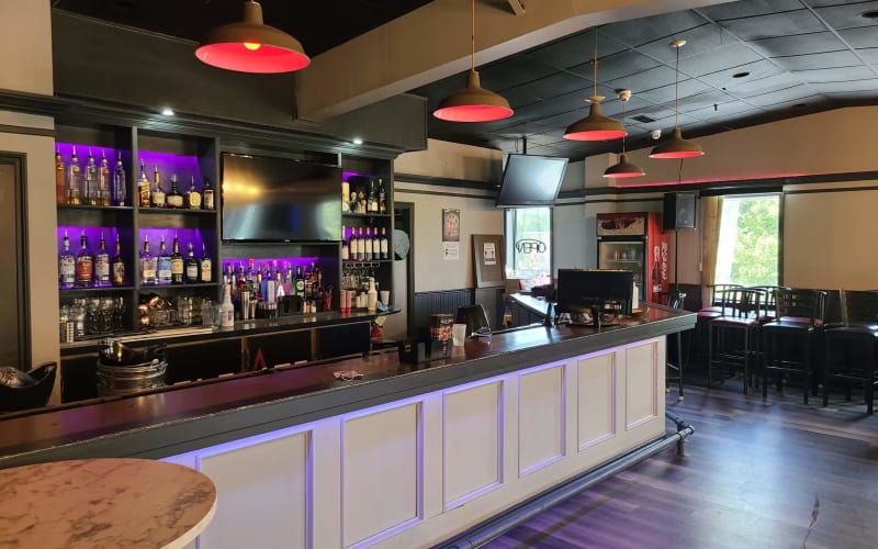 Vibey Lounge + Bar w/ Ambient Lighting, Ample Seating, + TVs, Ajax ...