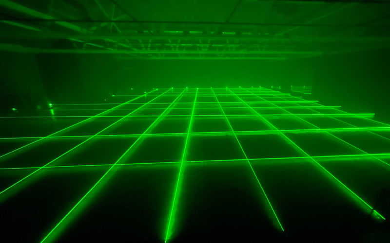 New Laser Beam Set In Huge FIlm Studio, Los Angeles, CA | Production ...