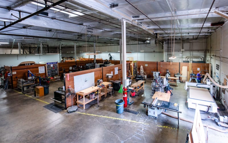 Urban Workshop | Industrial Makerspace w 25" ceilings, Costa Mesa, CA | Off-Site | Peerspace