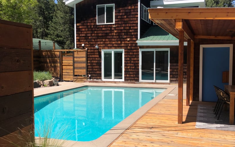 Modern Foothills Swimming Pool Paradise, Indian Hills, CO | Production ...