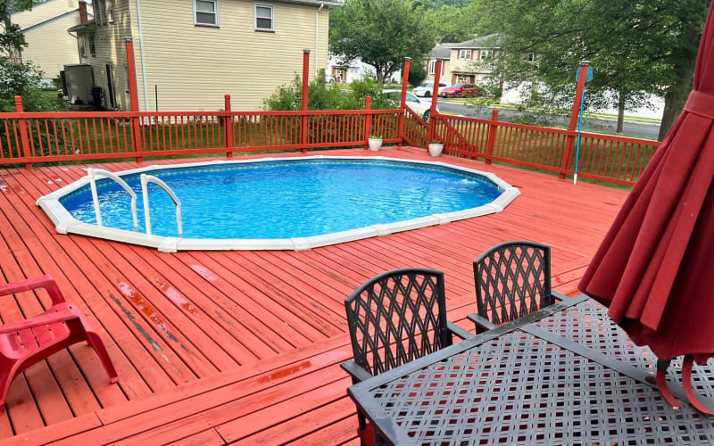 1000sq ft Deck with 15x24 Pool, West Orange, NJ | Event | Peerspace
