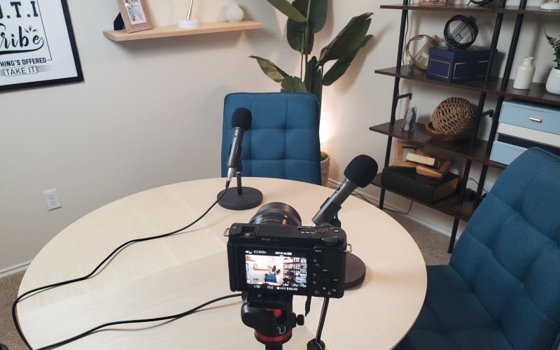 Modern Podcast Studio Room, Leander, TX | Production | Peerspace