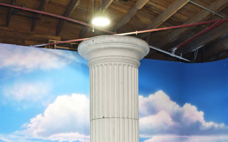 Post Modern 33ft Wide Painted Sky Cyc Backdrop | Powder Room Studio ...