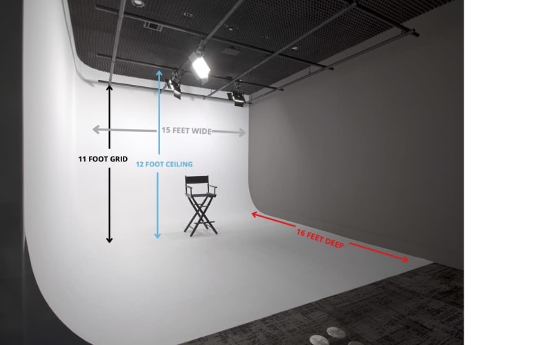 Modern 2 Wall White Cyc Studio/ Soundstage, Houston, TX | Production ...