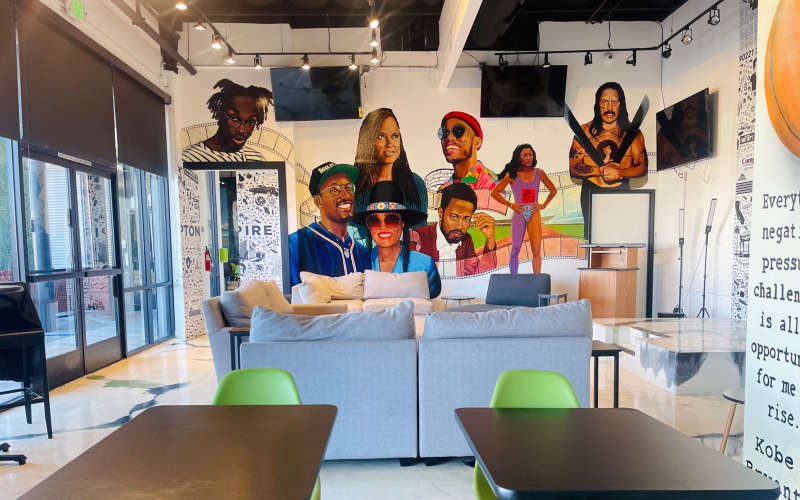 Eclectic + Urban Event Space with Extraordinary Art Murals, Compton, CA ...