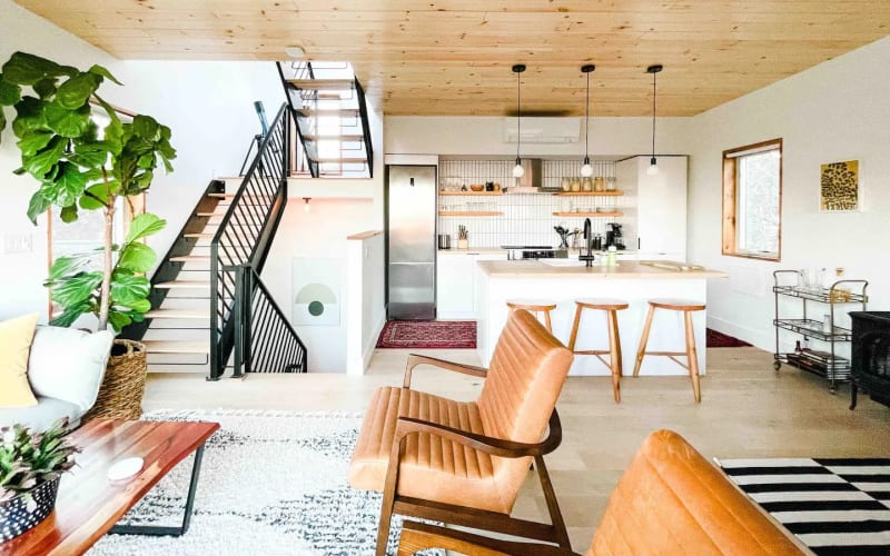 Modern watchtower home with views featured in Dwell, Catskill, NY ...