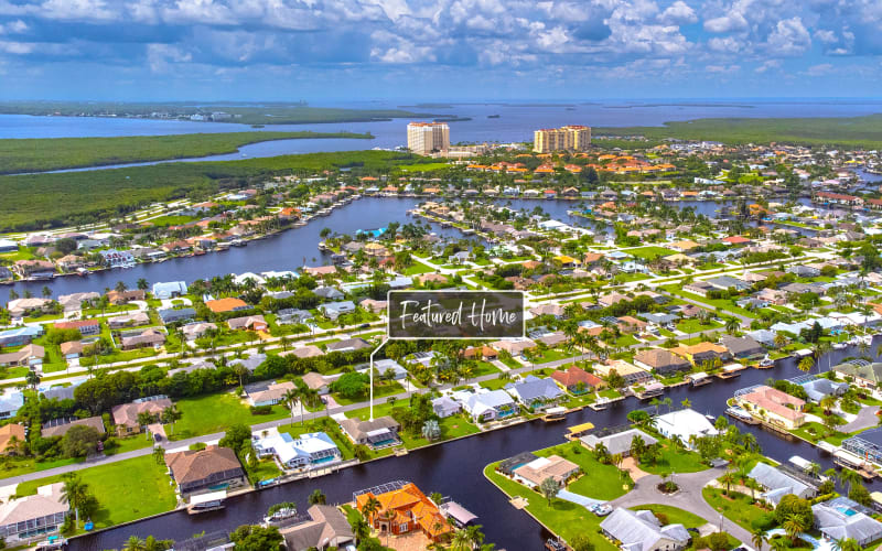 Waterfront view down the canal, Cape Coral, FL | Production | Peerspace