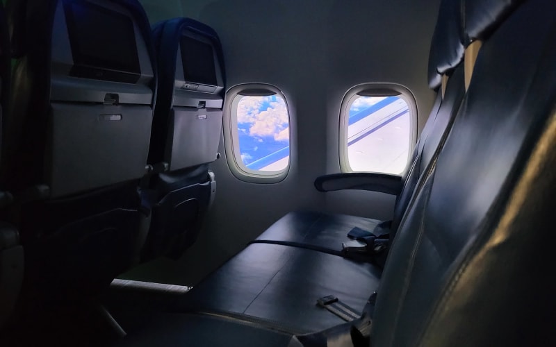 Seattle Airplane Interior Set with Virtual Production background ...