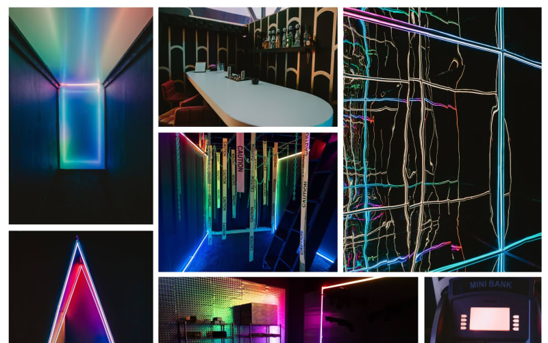 DTLA Multi Set Production Space (Infinite Mirror, Casino, Armory, LEDs ...