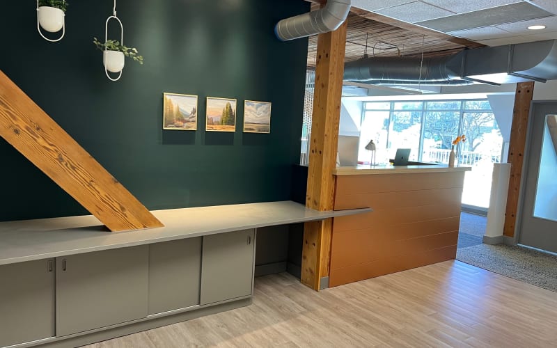 Downtown Open Office Event Space w/ Large Outdoor Deck and view of ...