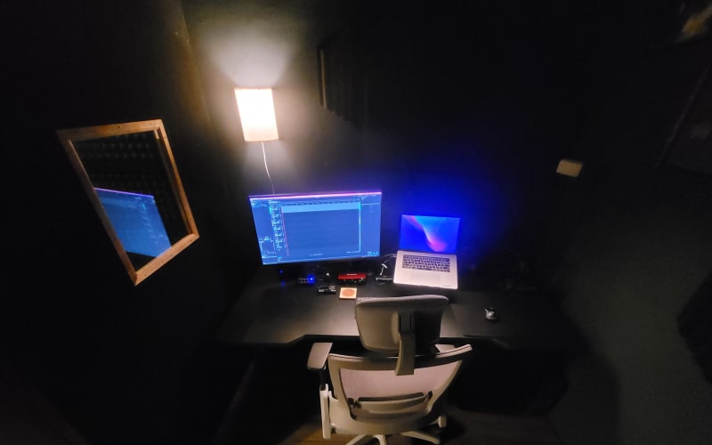 Edit Room with Booth for VO / ADR / Screaming into a Void, Los Angeles ...