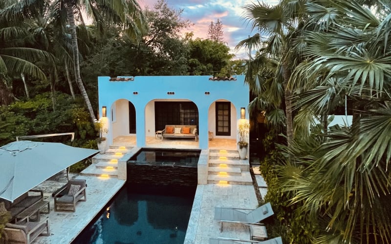 Beautiful Spanish Style Home with Pool and Guest House, Miami Beach, FL ...