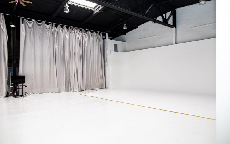 Large open space studio. With expansive Cyclorama wall with High ...