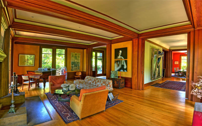 Architect Bernard Maybeck Designed Home with Beautiful Art Collection ...