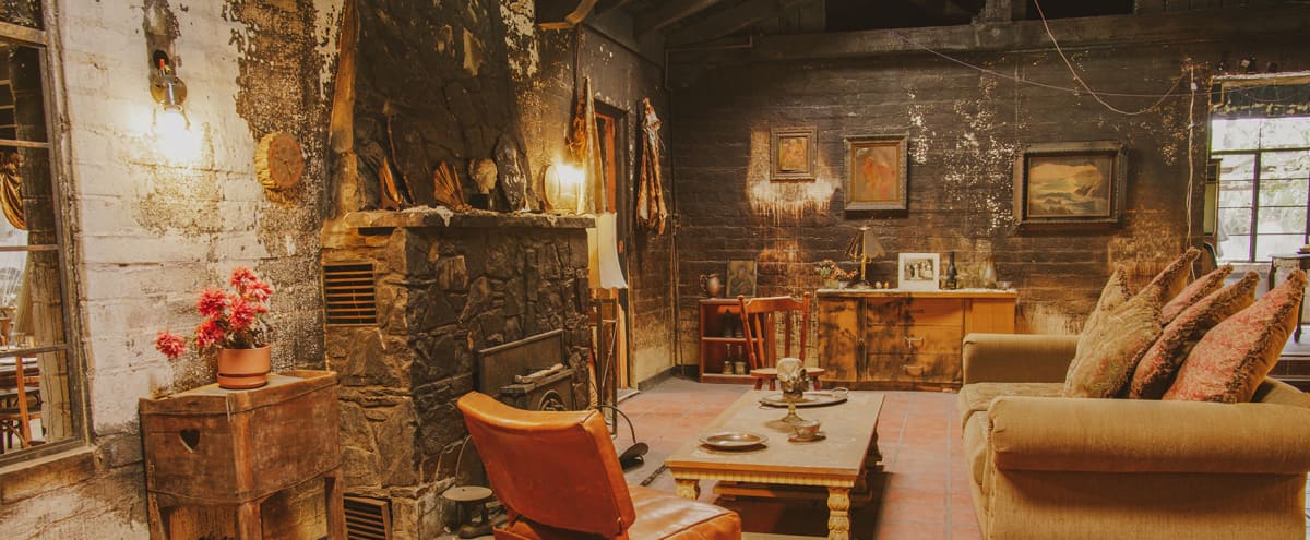 SPOOKY BURNED HAUNTED HOUSE / EERIE CELLAR ~ Halloween Horror Location ...