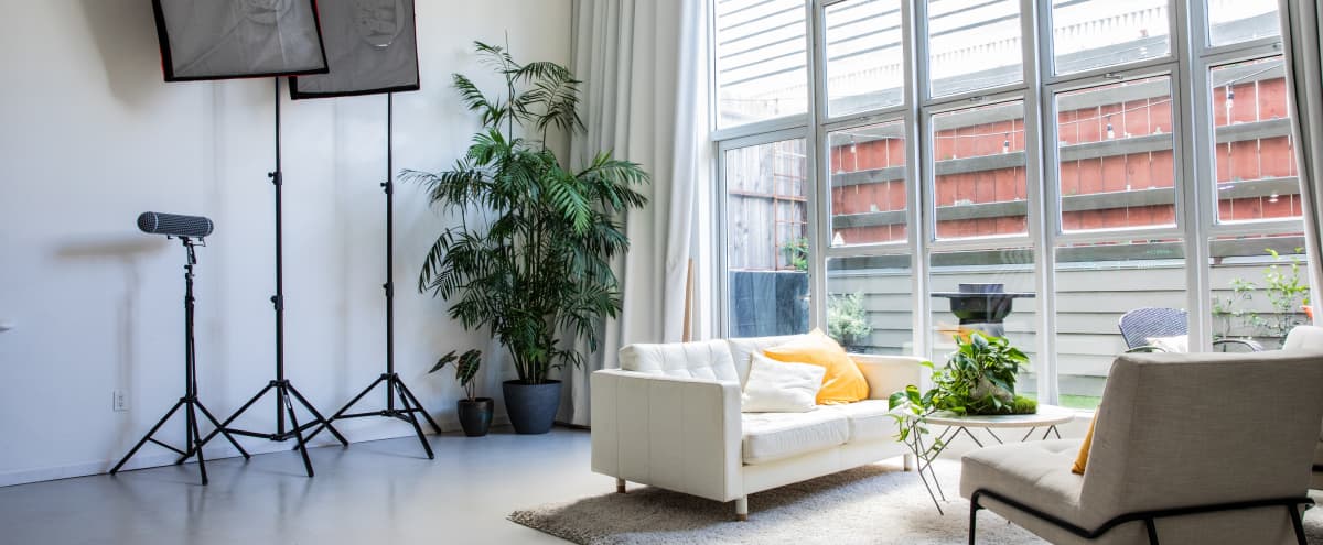 Incredibly Bright Photo/Video Studio with Private Outdoor Space, San ...