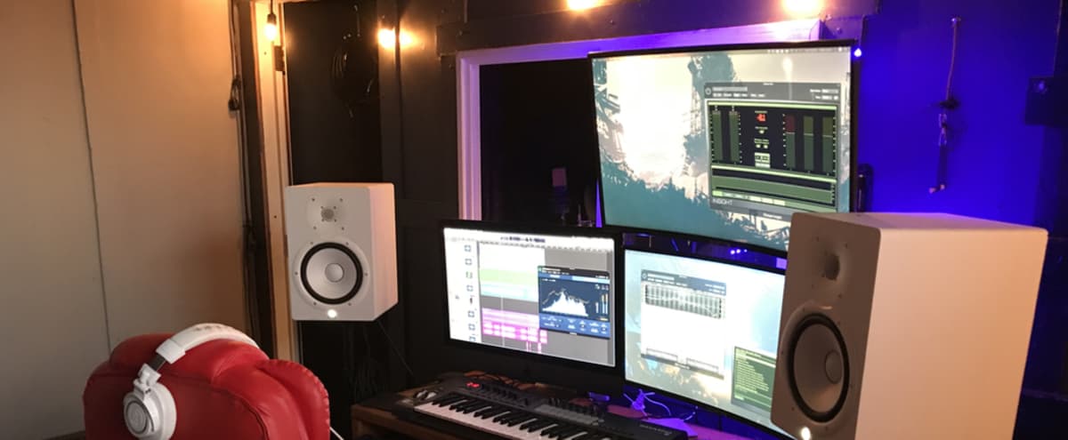 Large Recording Studio with Spacious Booth, North Hollywood, CA ...