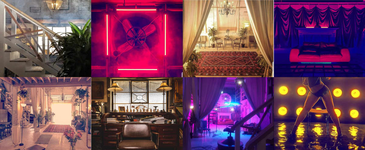 Multiple Set Warehouse Production Studio for Content Creators, Atlanta ...