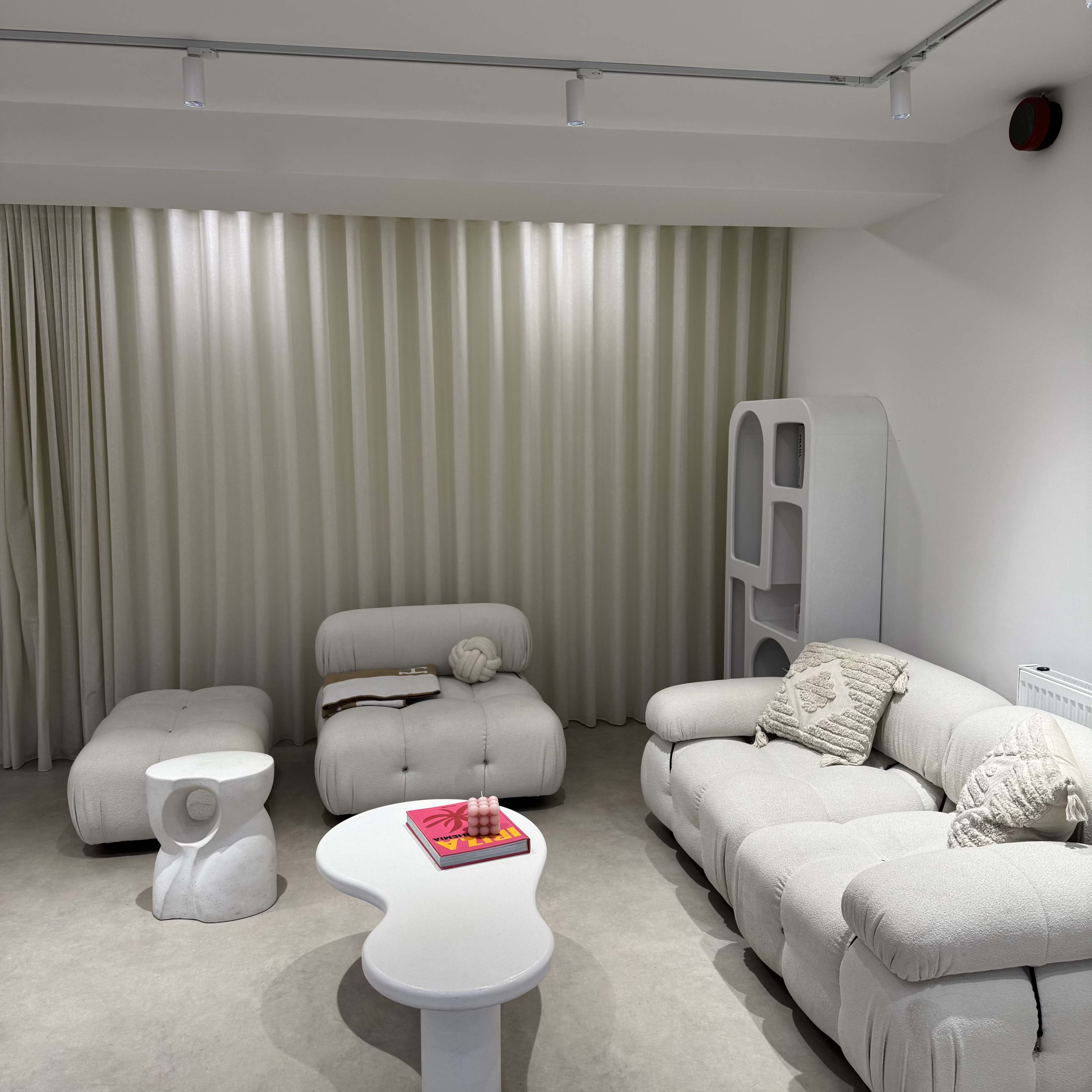 Trendy Aesthetic Decorated Studio with Adjustable Lighting Rails ...