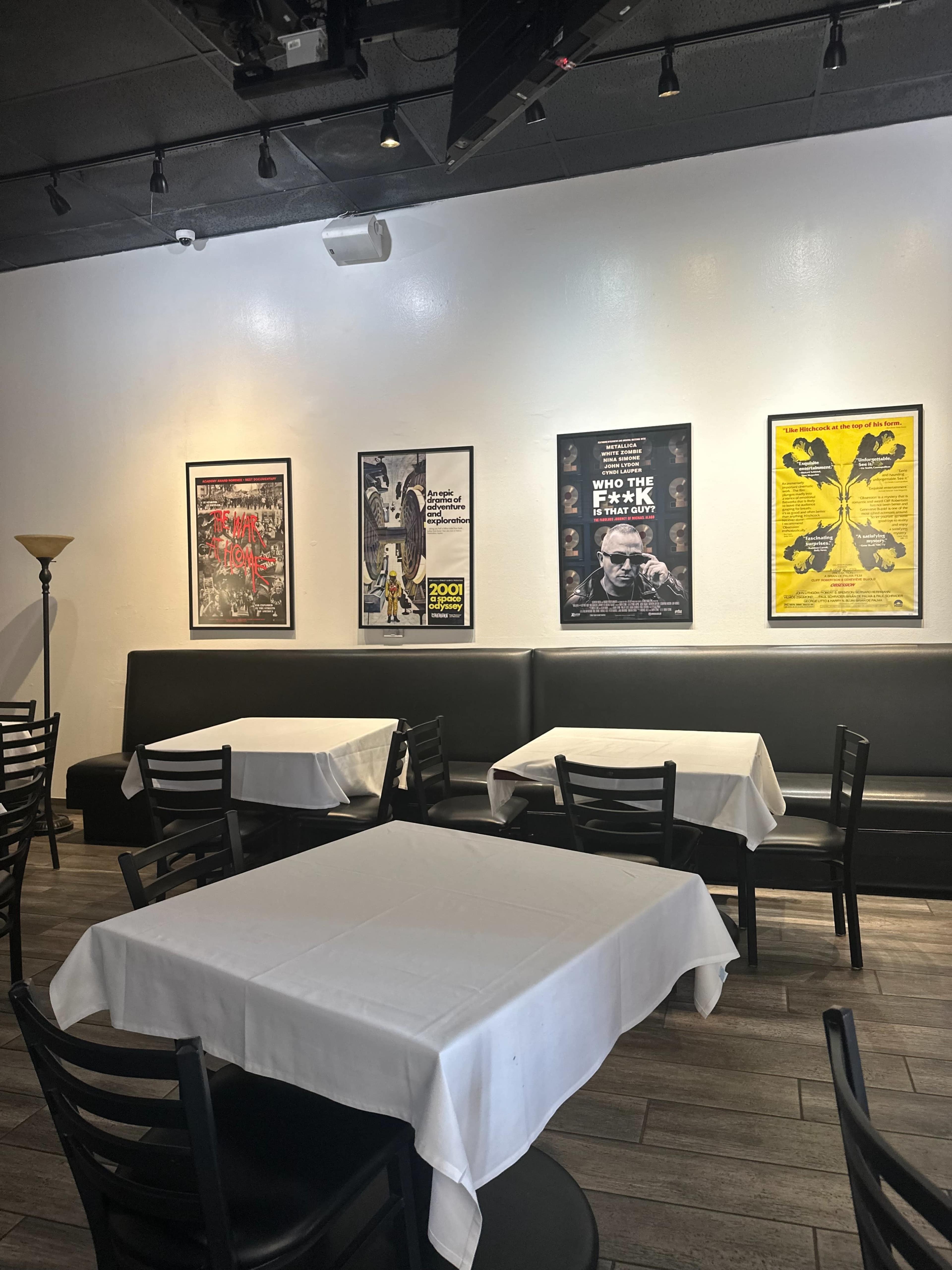 Dinner and a Movie | Table reading open space on Sunset Blvd, Los ...