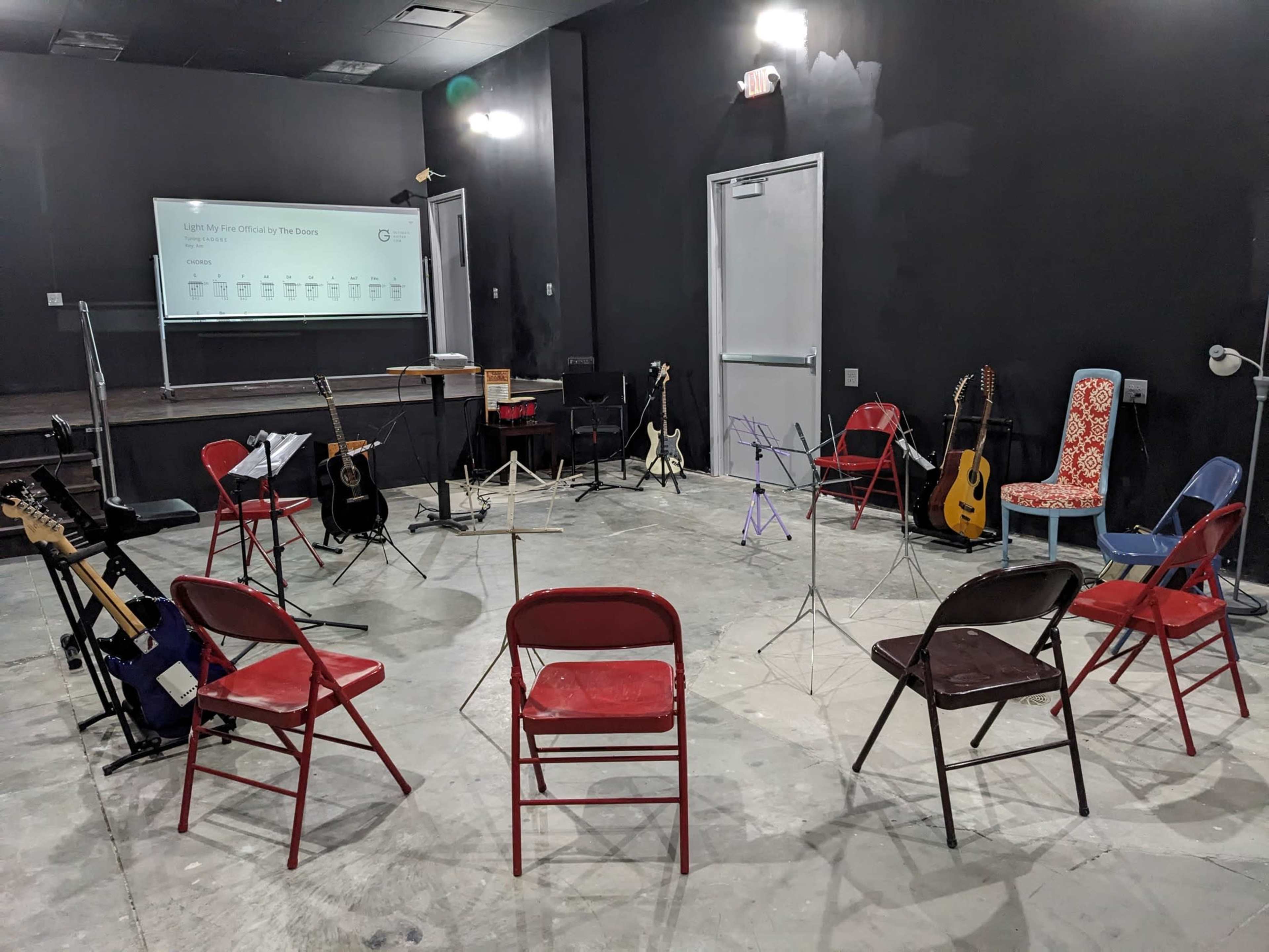 Showcase room venue with stage, video board and state of the art sound ...