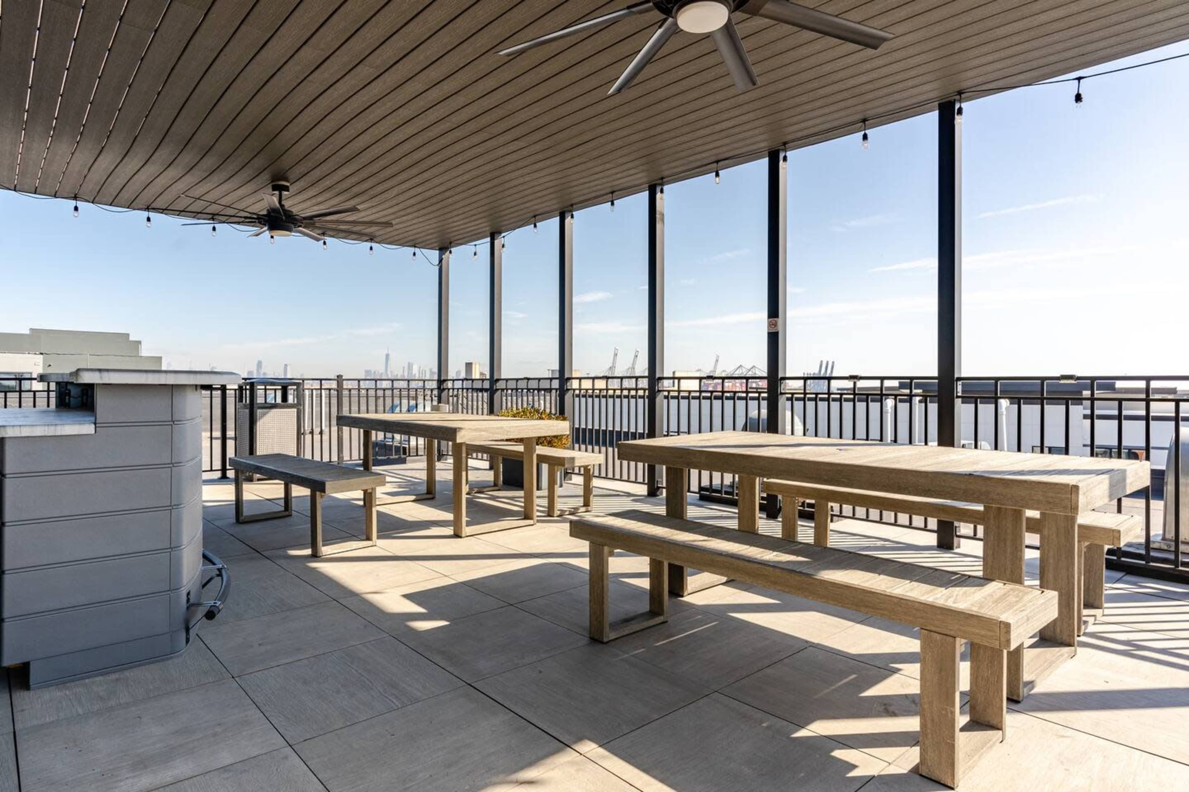 Rooftop Gem with Panoramic Views, Bayonne, NJ | Event | Peerspace