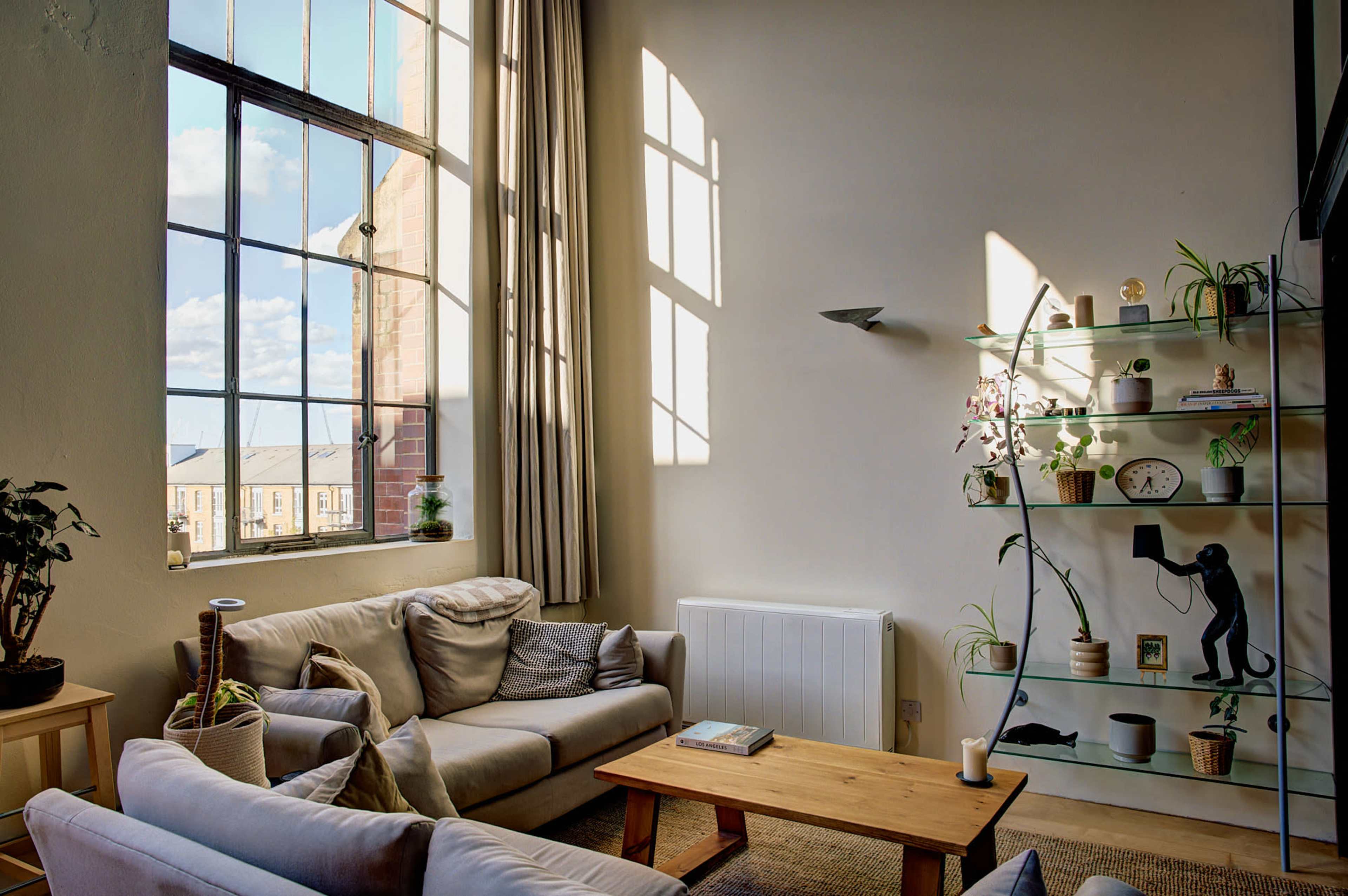 New York Style Daylight Factory Loft Apartment with Ultra-High Ceilings ...