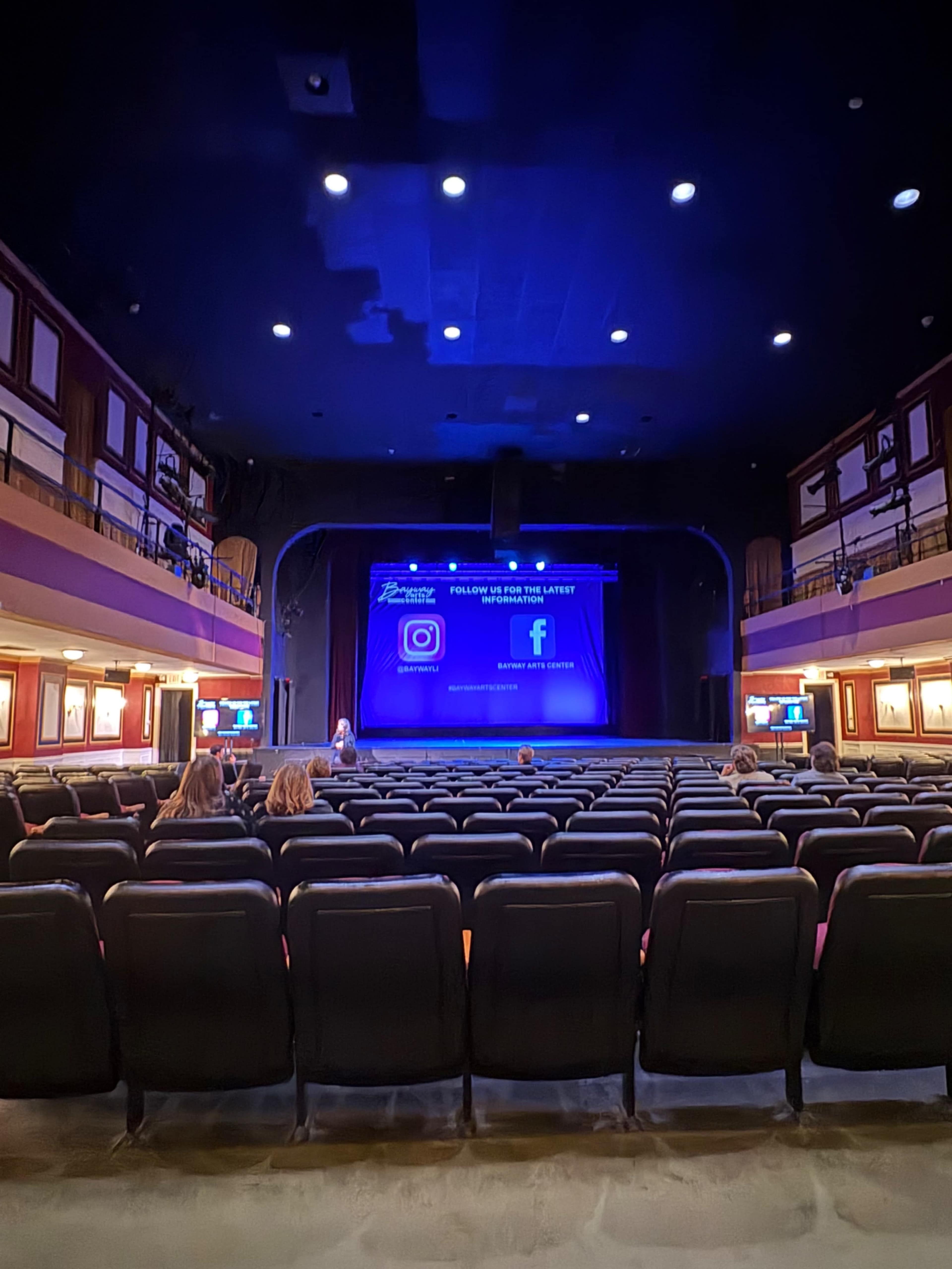 Charming 365-seat theater with elevated stage, East Islip, NY | Off ...