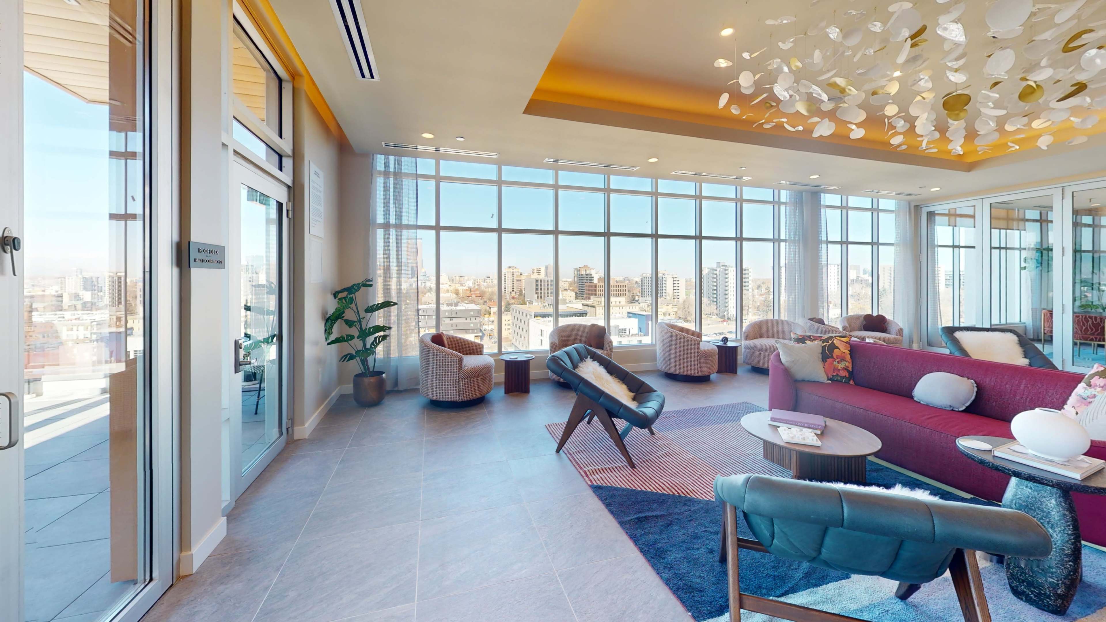 Private enclosed rooftop lounge with view of downtown Denver!, Denver ...