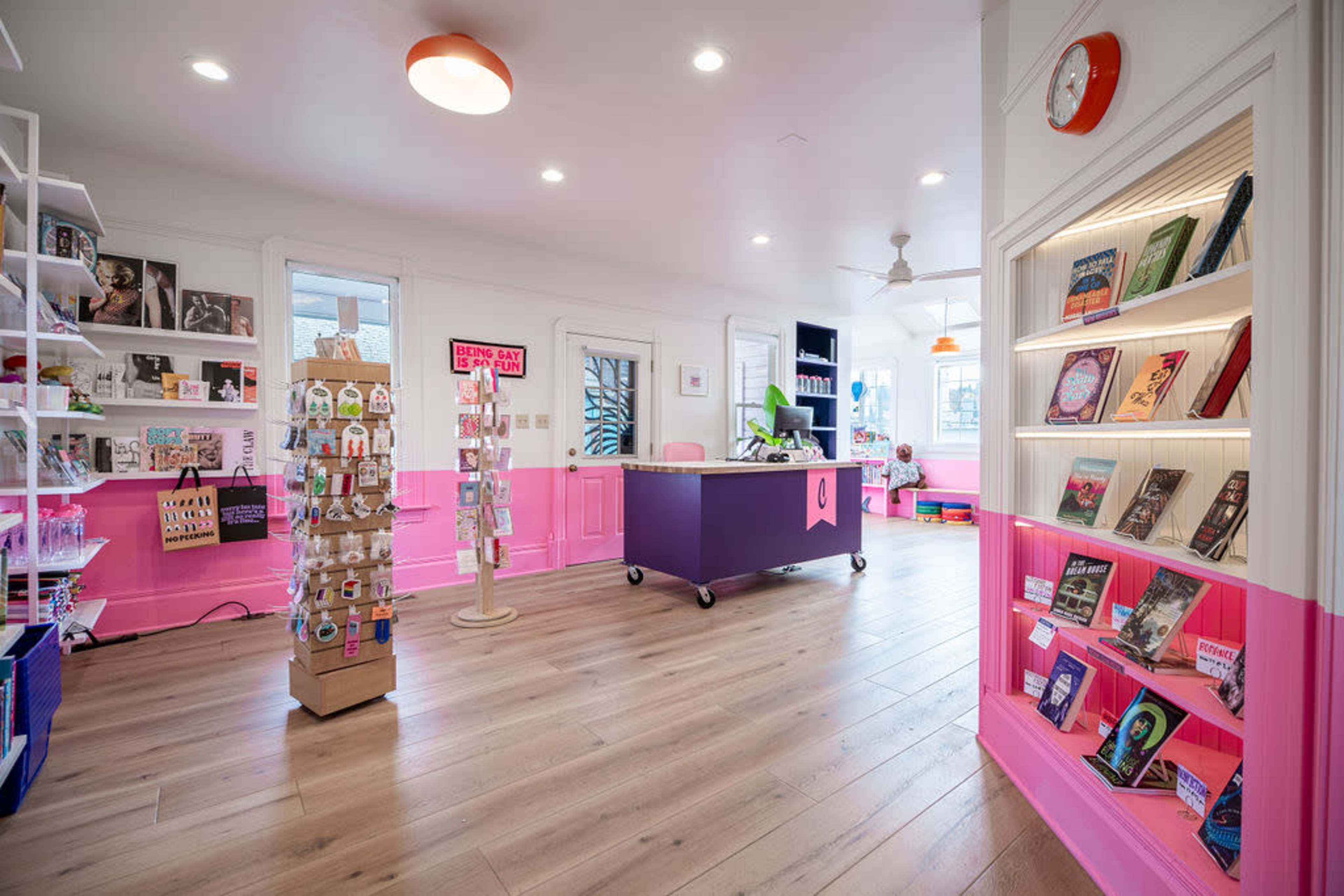 Charlie's Queer Books | Bright and Colorful Bookstore (entire store ...