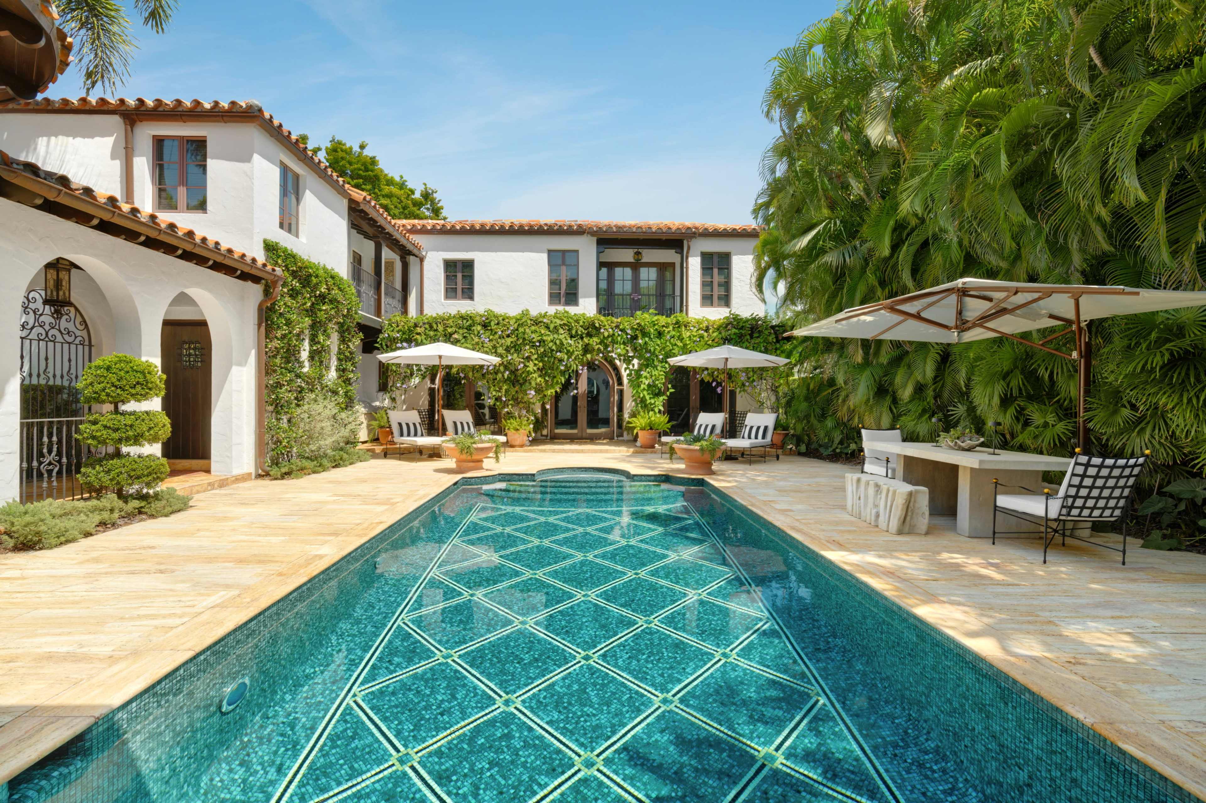 Villa Palmarito | Historic Landmark with Classic Miami Mediterranean ...