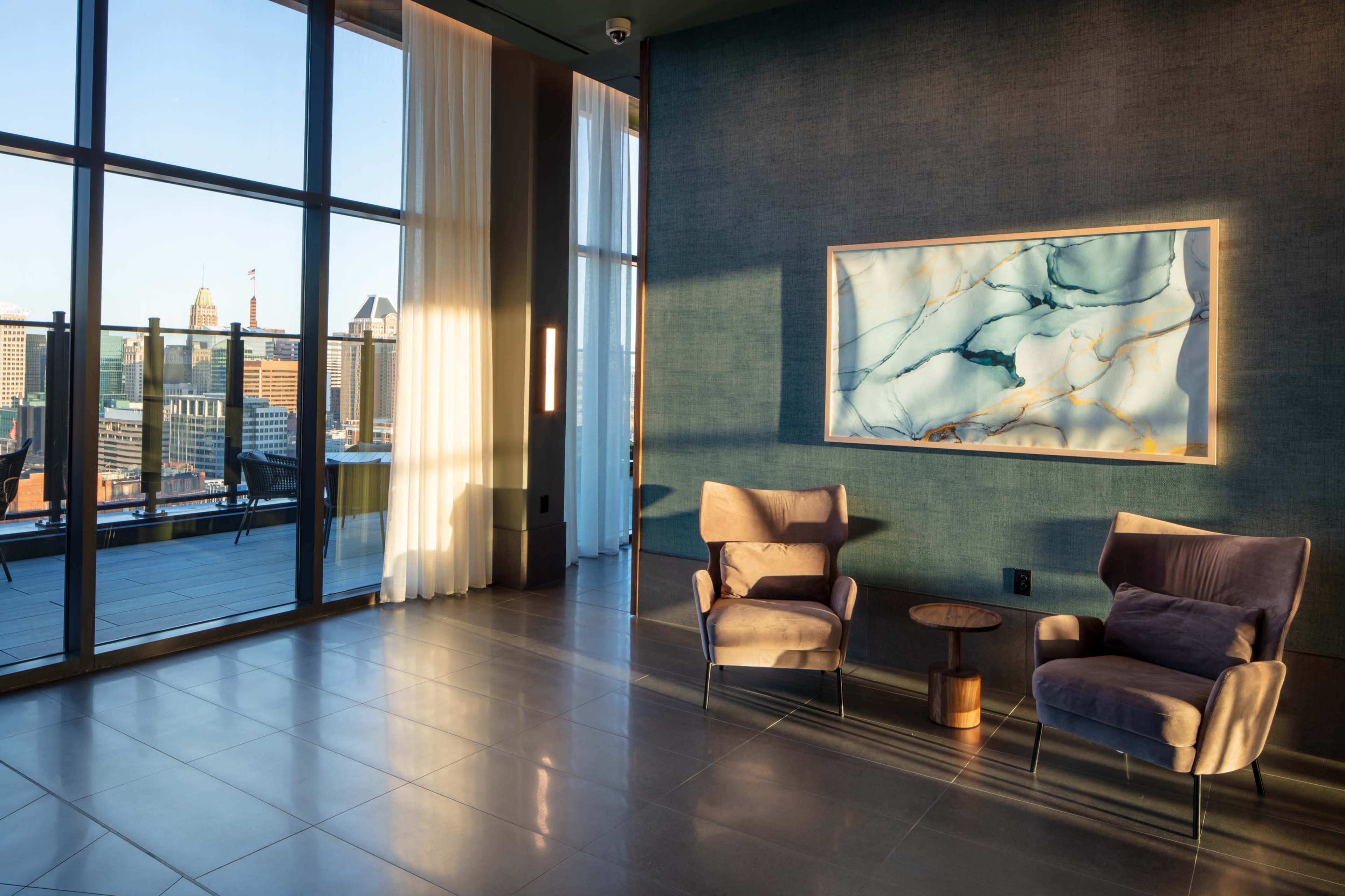 Lounge in Inner Harbor overlooking waterfront!, Baltimore, MD | Off ...