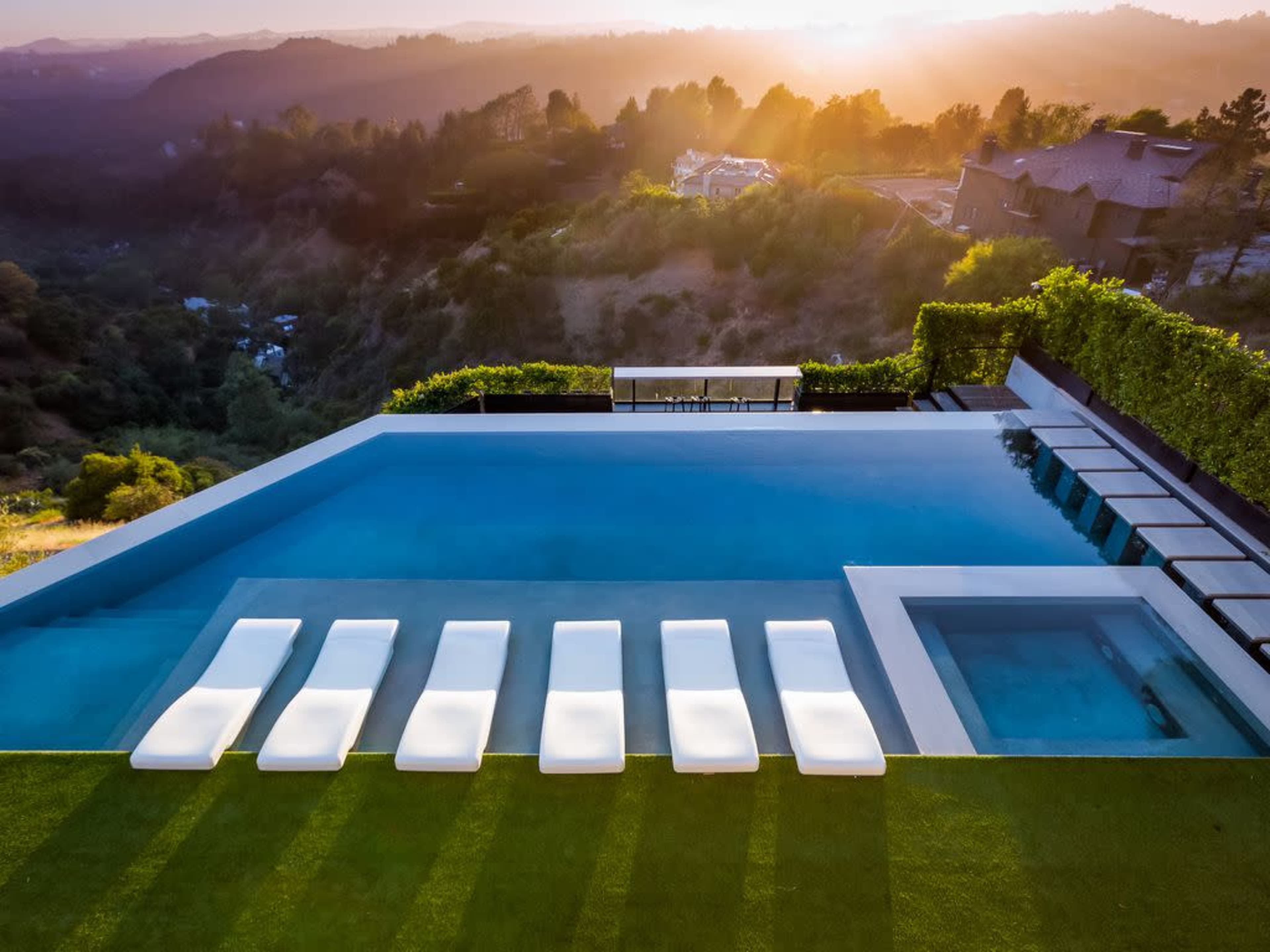 BLACK TIE MODERN: LUXE VILLA DREAM POOL & VISTAS, Beverly Hills, CA ...