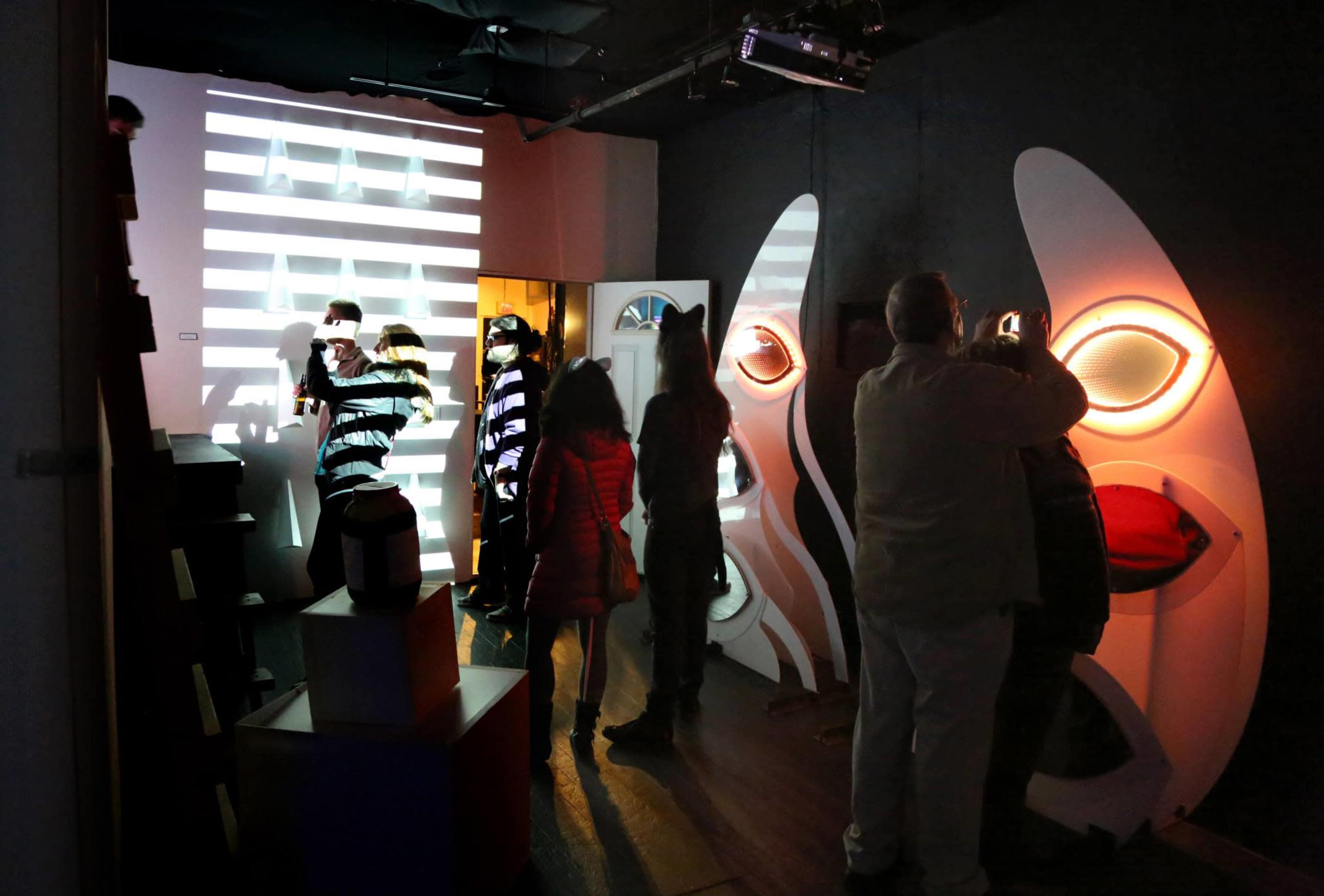 Glitch Gallery | Boston immersive projection space at an underground ...