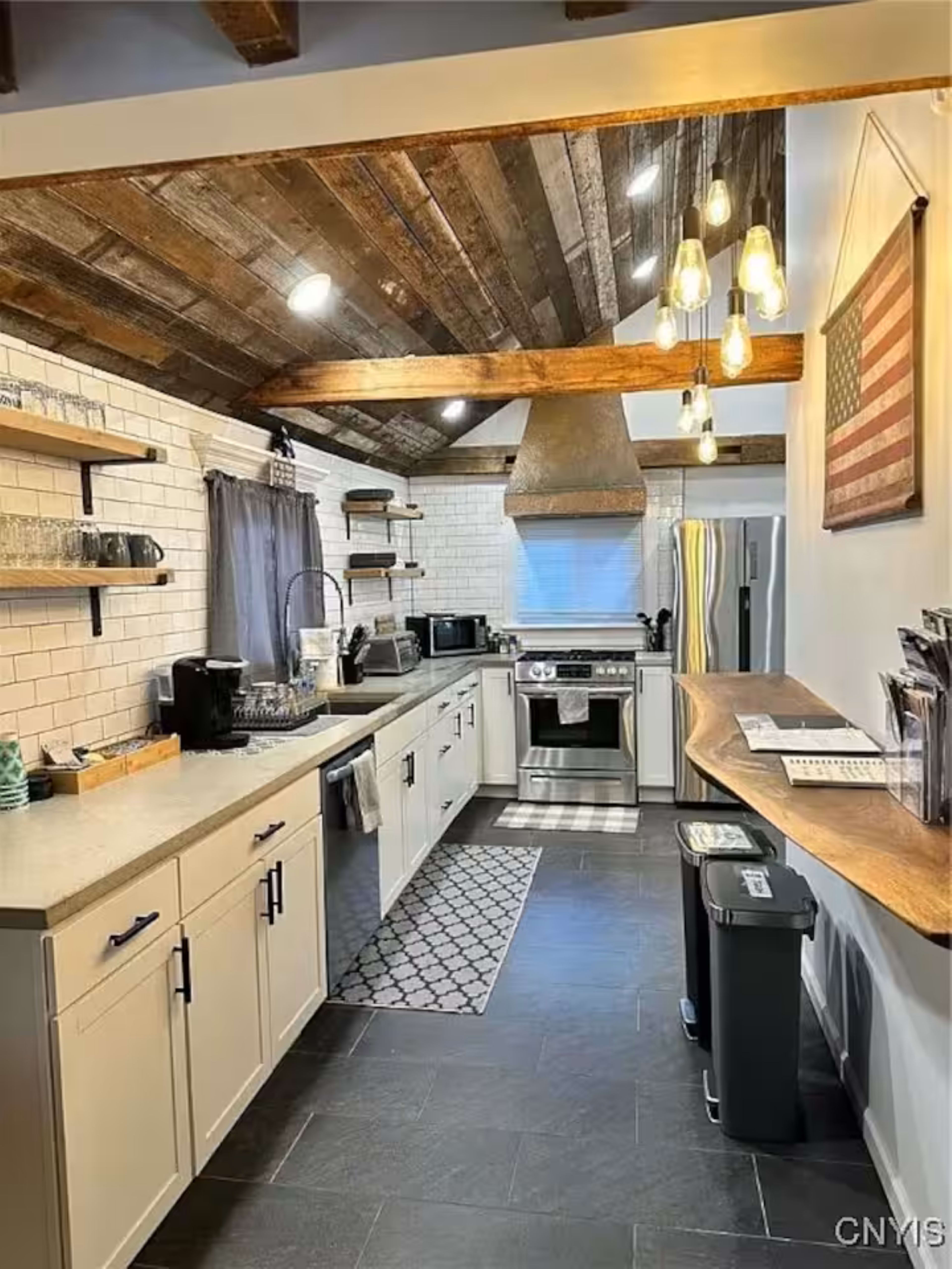 Modern Twin-Unit Home with Exposed Beams | Fully Renovated & Furnished ...