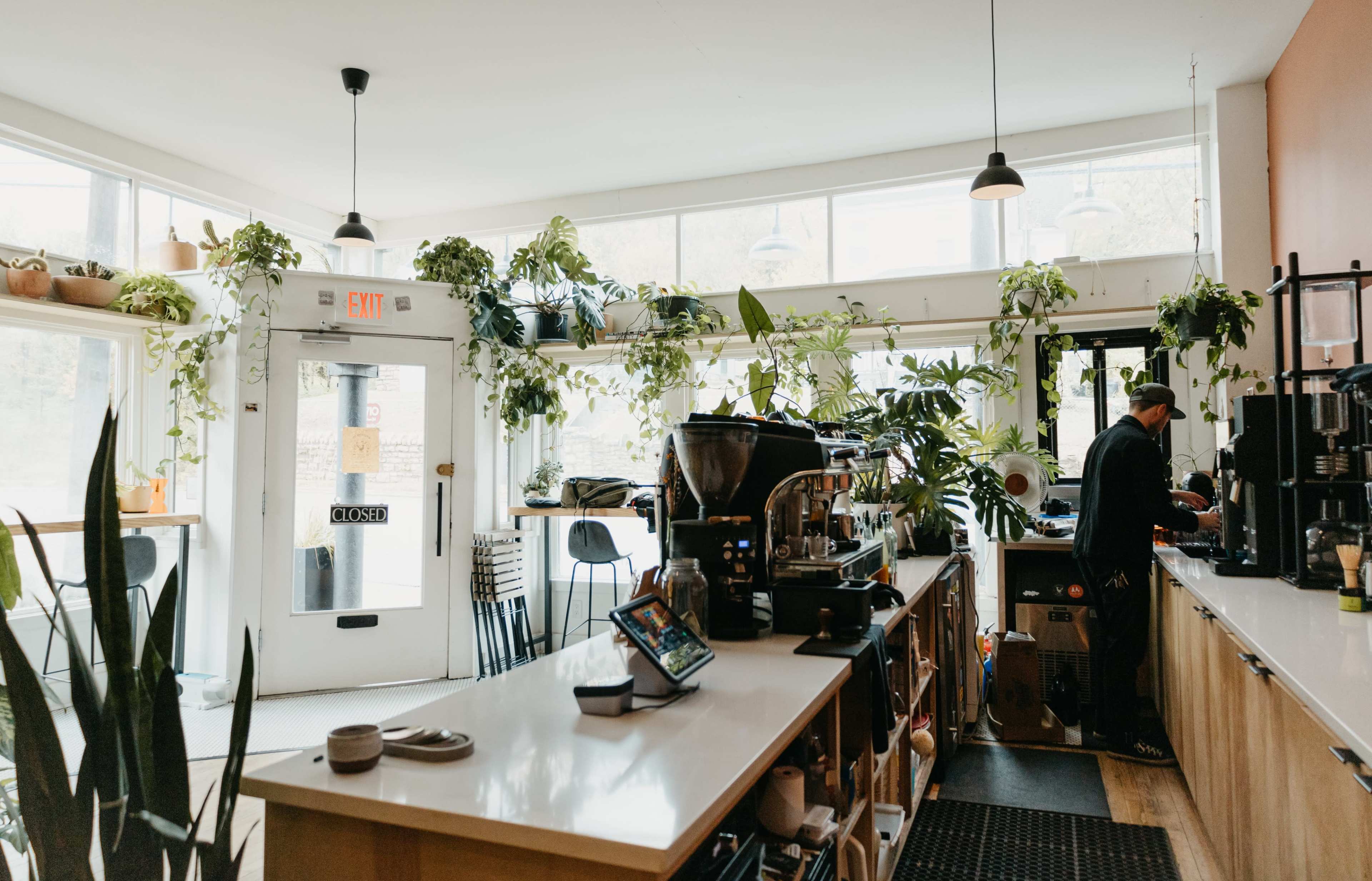 Airy and Bright Botanical Cafe Space, Kansas City, KS | Production ...