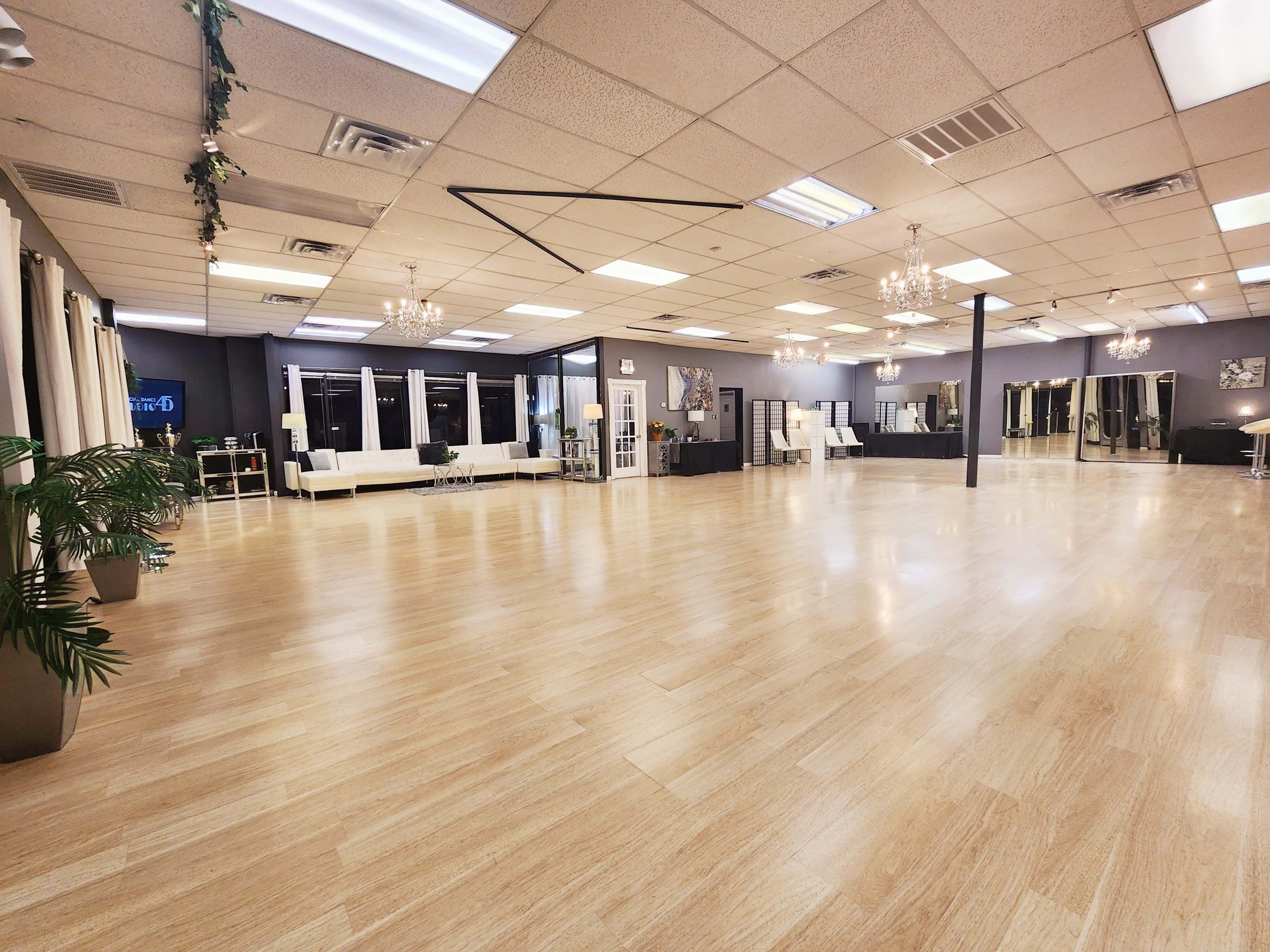 Social Dance Studio 45 | Upscale Dance Studio & Ballroom Event Space in ...